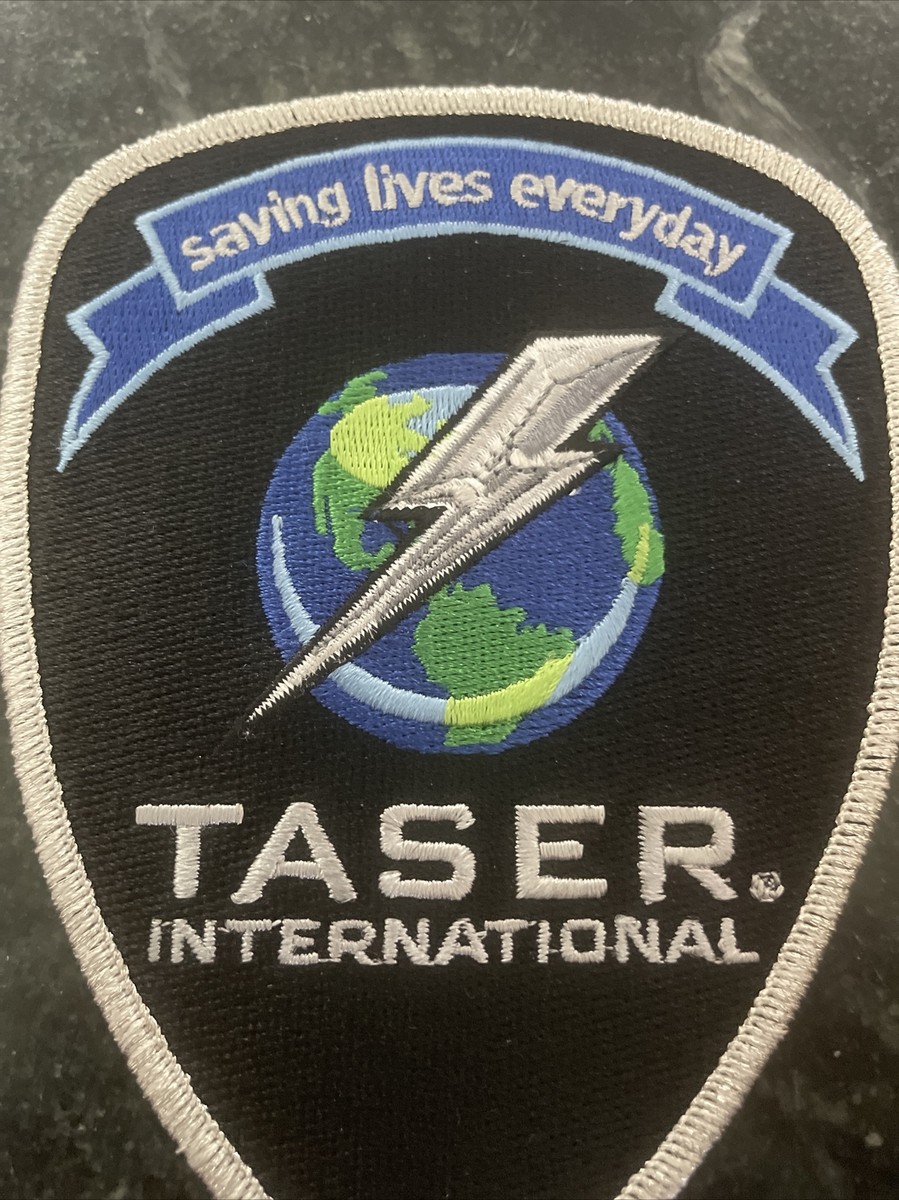 Taser International Logo TASER INTERNATIONAL Patch AXON NON LETHAL