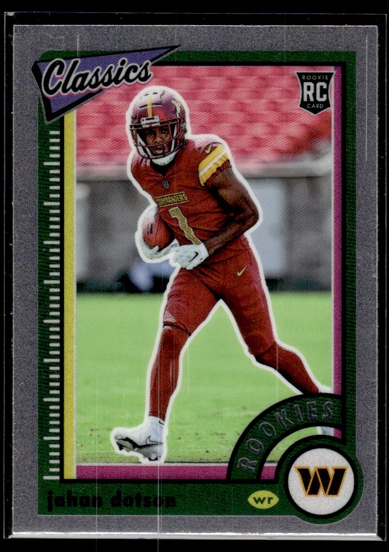2022 Panini Classics Jahan Dotson Rookie Washington Commanders 164 Ebay