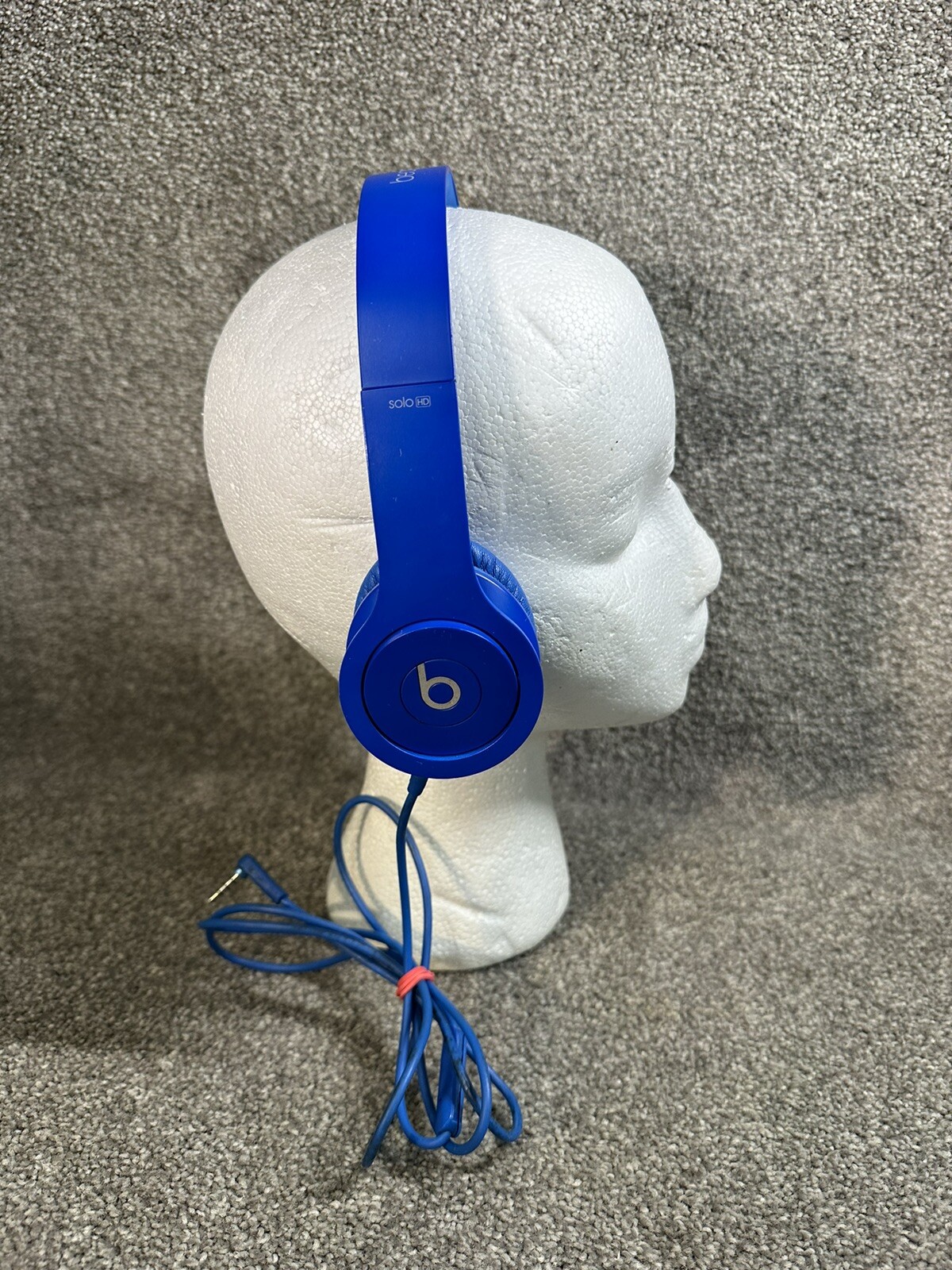 Beats by Dre Solo HD Blue Wired Headphones Tested Working | eBay