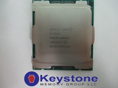 LOT OF 4 - Intel Xeon W-2125 4.0 GHz CPU SR3LM *km | eBay