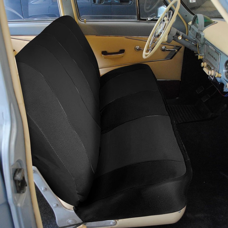 Universal Pickup Bench Seat Cover Full Size For Chevy C10 C20 K10 K20 ...