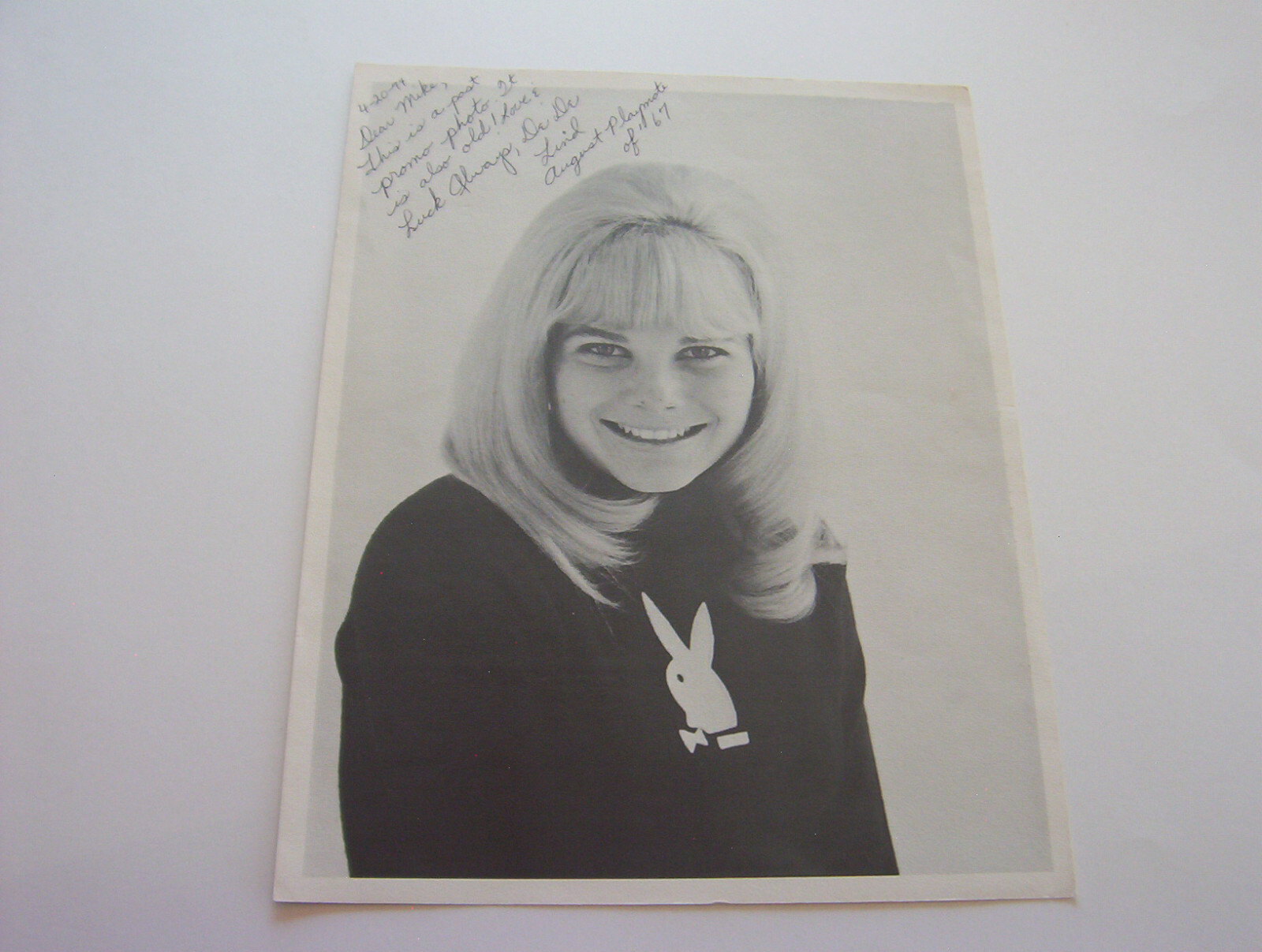 DEDE LIND 8X10 AUTHENTIC AUTOGRAPHED PLAYBOY PLAYMATE RARE ORIGINAL ...