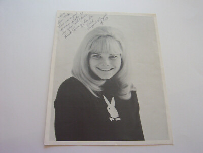 DEDE LIND 8X10 AUTHENTIC AUTOGRAPHED PLAYBOY PLAYMATE RARE ORIGINAL ...