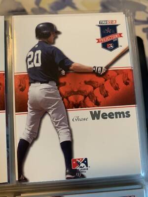 2 Chase Weems minor league baseball cards | eBay