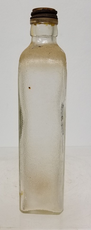 Antique Vintage Prohibition Era Molded Glass Liquor Bottle Musician ...