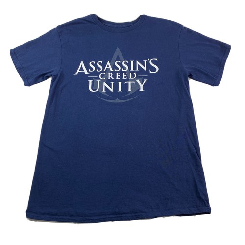 Assassin’s Creed Unity Shirt M Navy Graphic Tee Ubisoft 2014 Gamer ...