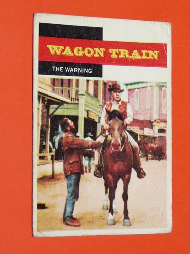 A & BC GUM CARD 1959 WESTERN SERIES TV WAGON TRAIN WARD BOND MAJOR SETH ...