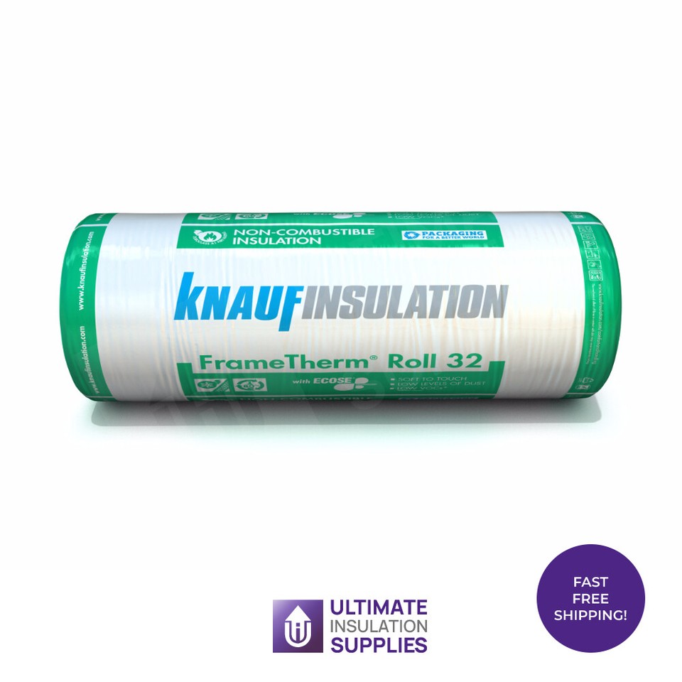 140 mm Knauf Frametherm 32 Roll Insulation - 1140(2/570)mmx2.8m | eBay UK