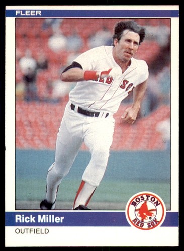 1984 Fleer MLB Rick Miller . Boston Red Sox #403 | eBay