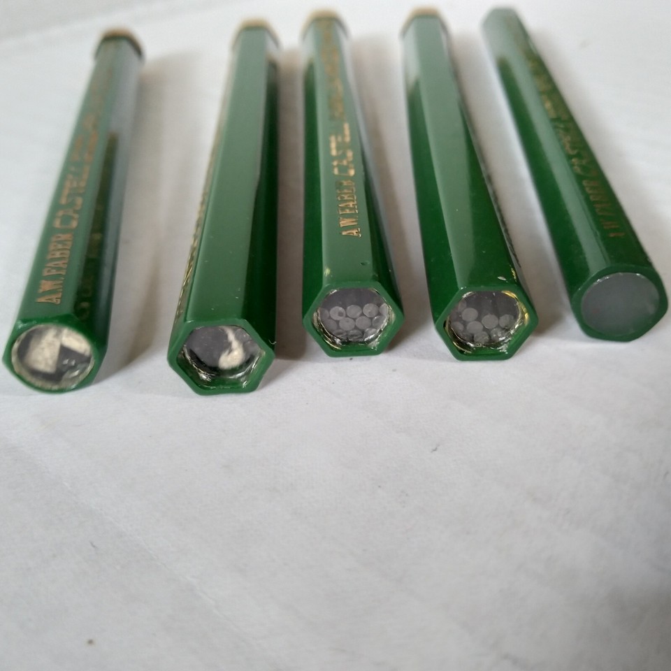 Lot of AW Faber Castell Drafting Drawing Refill Pencil Leads H 2H 3H HB ...