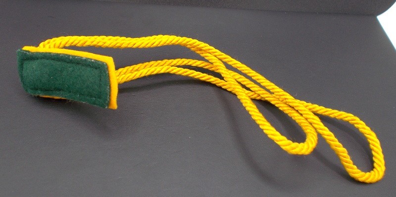 Vintage Girl Scouts Gold Leader's Uniform Felt Cord Shoulder Denner ...