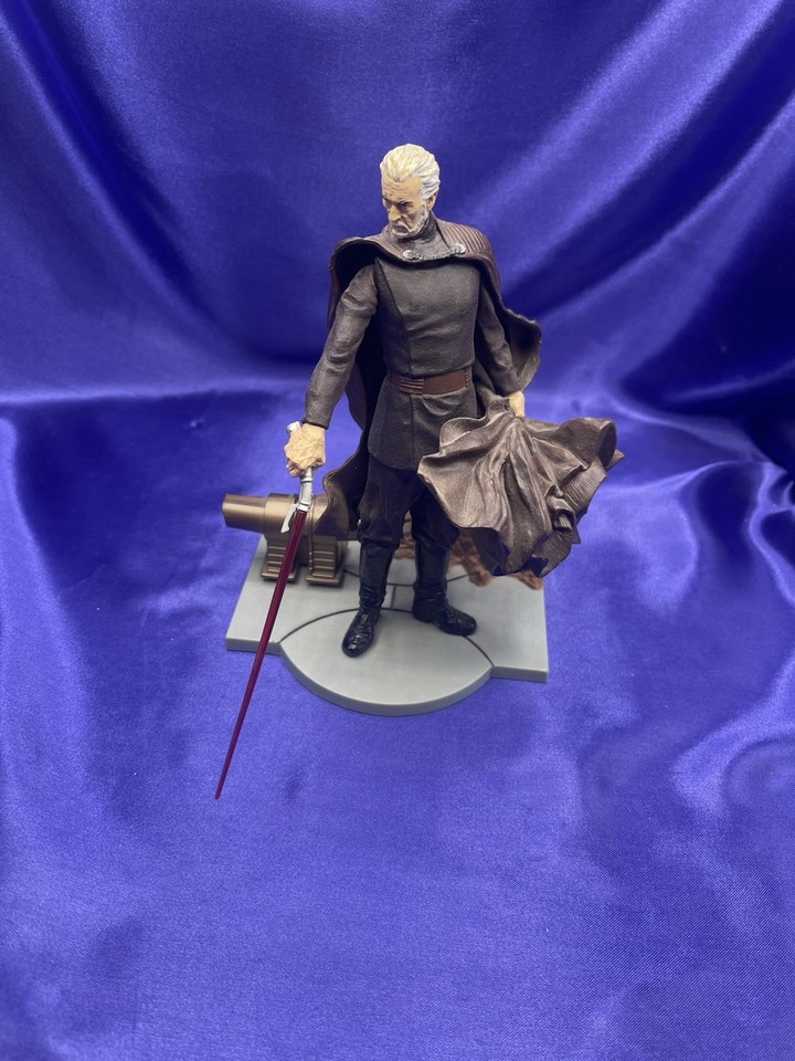 Hasbro Star Wars Unleashed - Count Dooku - Statue Action Figure Loose ...