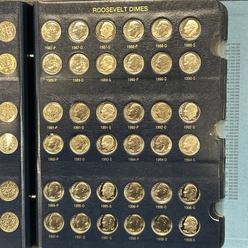 1946-2022 Roosevelt Dime Set Uncirculated W/Proofs No Silver Proofs no ...