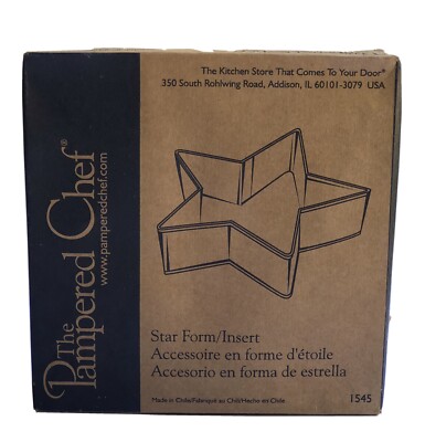 The Pampered Chef Star Form/Insert #1545 | eBay