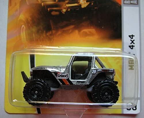 Matchbox 2008 MBX #88 MBX 4x4 - (Jeep) - Silver - All Terrain 1/13 | eBay
