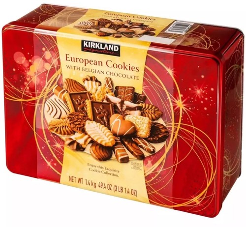 Kirkland Signature 181679 Belgian Chocolate Cookies - 49.4oz | eBay