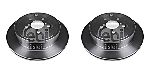 FEBI x2 Stk Bremsscheibe Hinterachse Für SUBARU TOYOTA Brz Outback ...