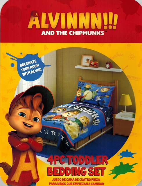 4pc Alvin and The Chipmunks Let's Rock Toddler Bed for sale online | eBay