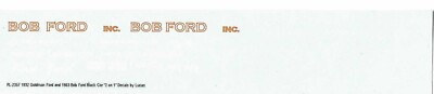 Decals by Lucas Goldman 32 Ford & Bob Ford 63 Ford decal | eBay