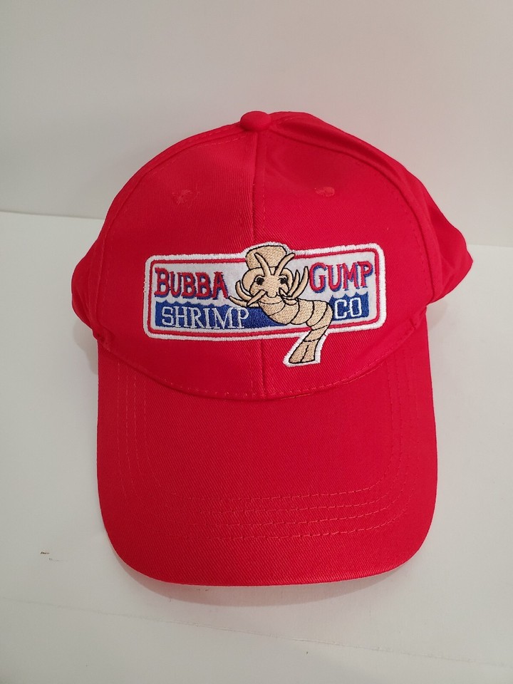 Forrest Gump Bubba Gump Shrimp Co Red Baseball Cap Hat Adjustable Strap ...