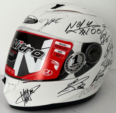 WorldSBK 2022 Hand Signed Helmet 32 Autographs Toprak, Lowes, Rea | eBay