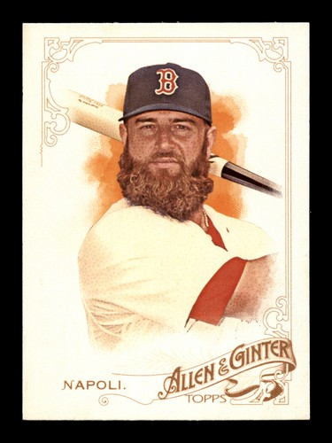 2015 Topps Allen & Ginter #338 Mike Napoli Boston Red Sox Baseball Card ...