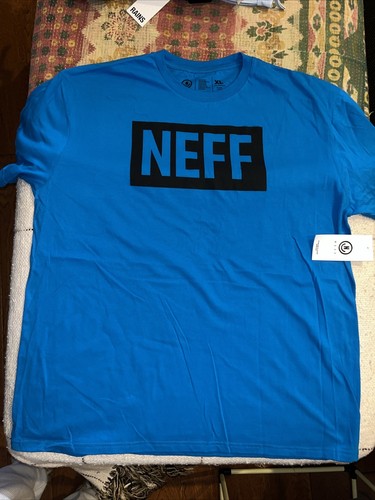 Neff Skateboard T Shirt Blue Size XL Graphic Tee Short Sleeve NWT | eBay
