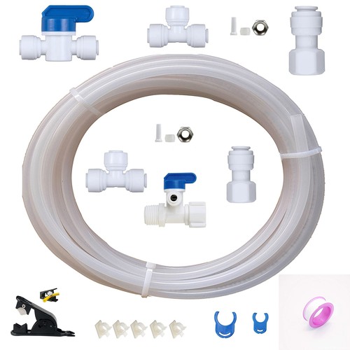 Allinone Ice Maker Water Line Kit Doityourself Fridge Water Line ...