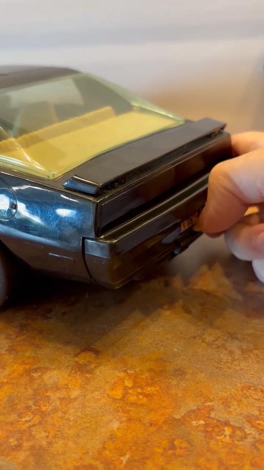 Vintage Knight Rider Talking KITT Car W/ Michael Knight Figure Kenner ...