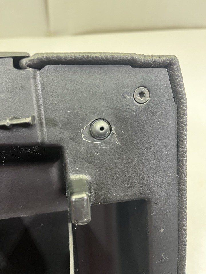 2007-2014 Ford Expedition Leather Center Console Lid Black Armrest | eBay