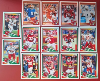 2025 SCORE NFL Kansas City Chiefs Team Set Mahomes Kelce Worthy | eBay