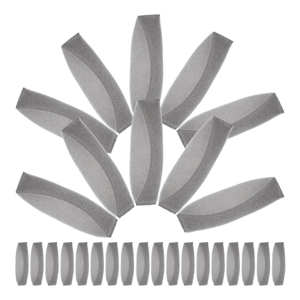 50 Pcs Non- Slip Hanger Grips Cloth Hangers Foam Cover Black Pads ...