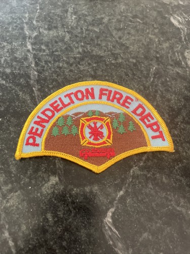 Pendleton OR Fire Dept Patch Rare 80s iron on vtg boats logo shoulder Umatilla | eBay