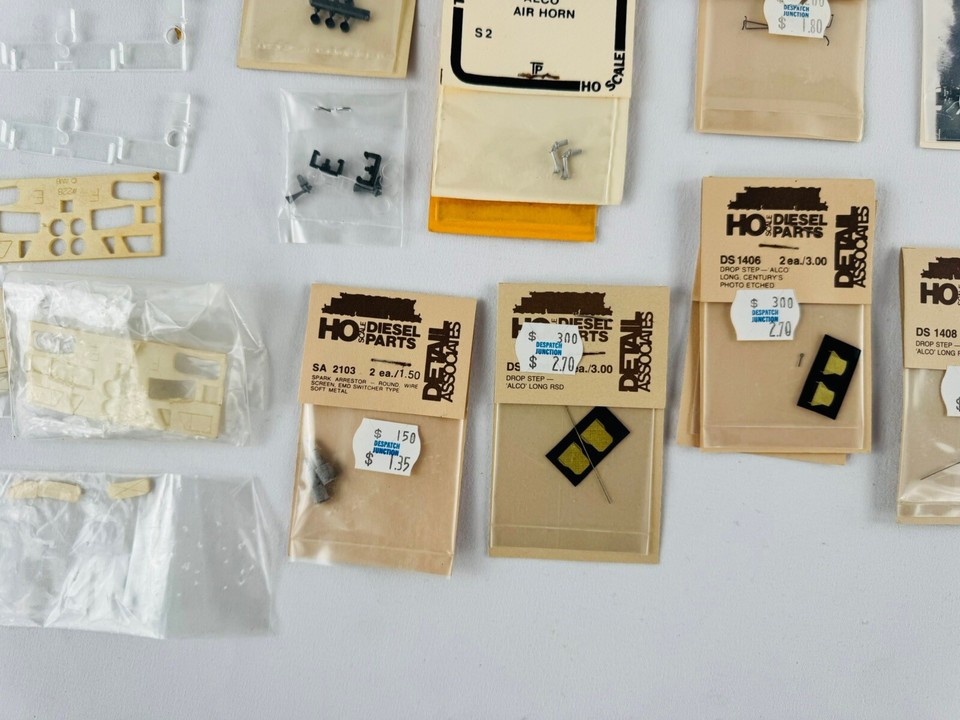 Vintage HO Detail Parts Huge Lot - Detail Associates Cal-Scale NOS ...