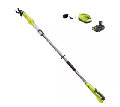 RYOBI ONE+ 18V Cordless Pole Lopper with 2.0 Ah Battery and Charger ...