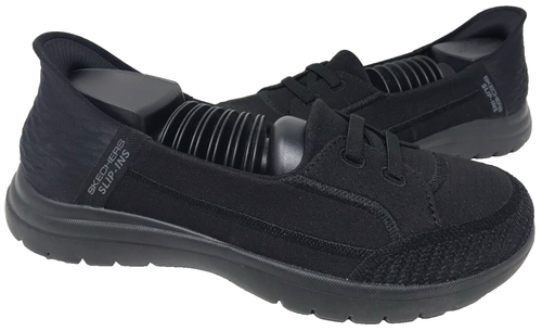 Skechers Women's Slip-Ins On The Go Flex Top Notch Shoes Black Size:8 ...