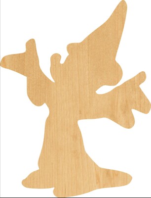 Mickey Mouse Wizard Laser Cut Out Wood Shape Craft Supply - Woodcraft ...