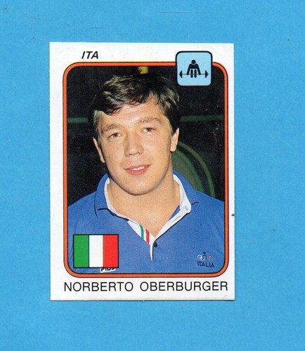 SUPERSPORT 1986-PANINI 86-Figurina n.212- OBERBURGER-ITA-SOLL.PESI ...