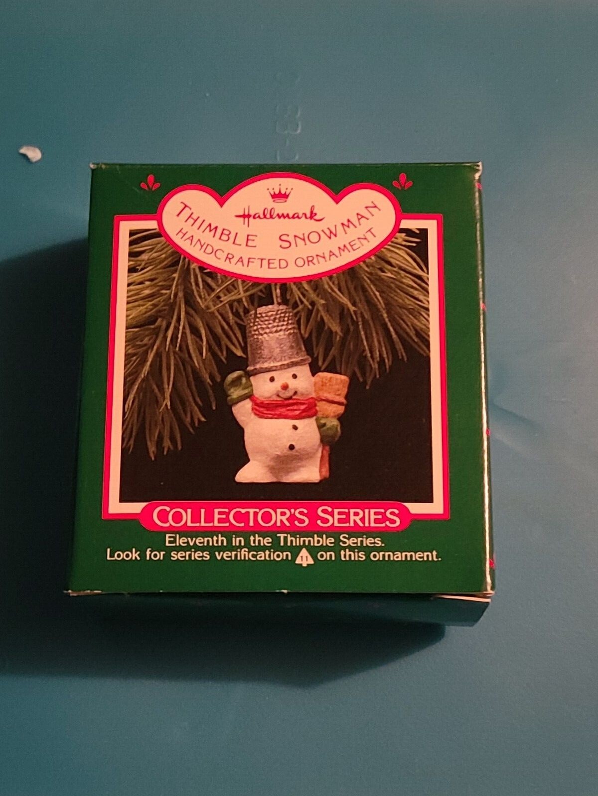 Hallmark Ornament Thimble Series Thimble Snowman 11th in Series 1988 | eBay
