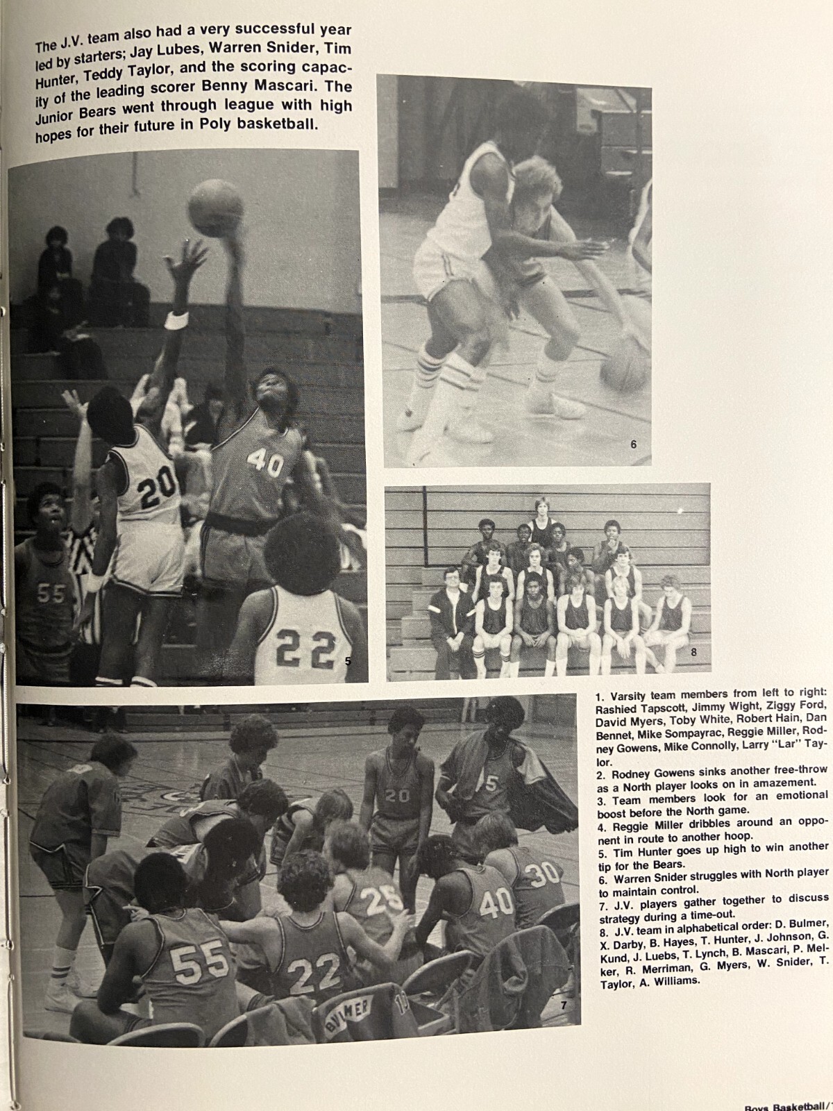 REGGIE & CHERYL MILLER - 1981 Riverside Poly HS Yearbook NBA Legend ...