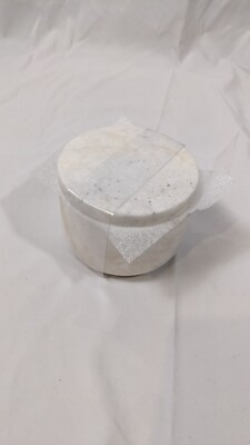 The Threadery Marble Ivory bathroom Cream Onyx Jar, Bed Bath & Beyond ...
