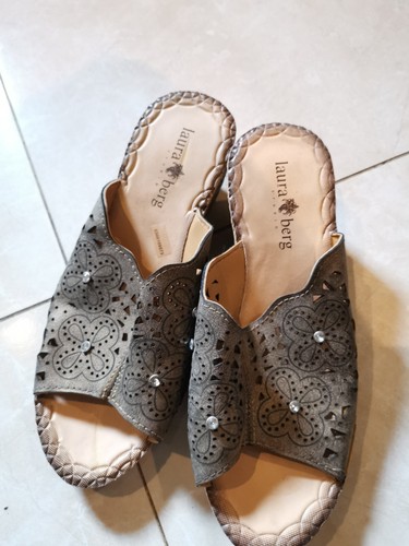 Laura Berg Studio Sandalen Schuhe Pumps Damenschuhe Halbschuhe grau ...