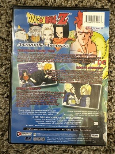 Dragon Ball Z - Androids: Assassins (DVD, 2001, English Dubbed ...