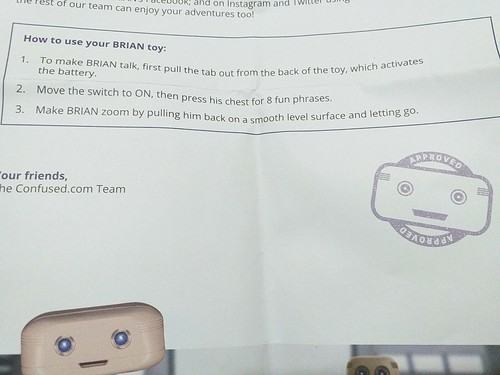 *Confused.com Brian the Robot Toy Boxed Collectable. NEW IN BOX☆ | eBay UK