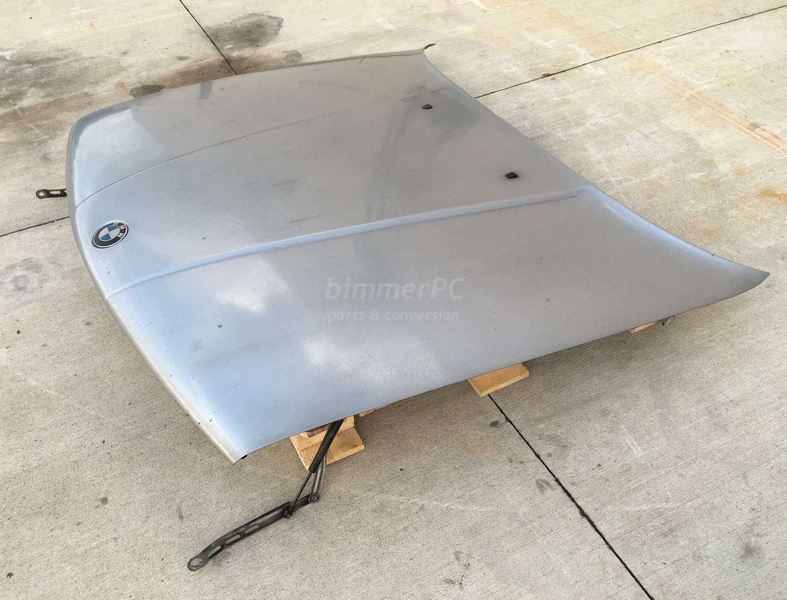 BMW E34 5-Series Narrow Grille Hood Salmon Silver Gray Grey M5 1989 ...