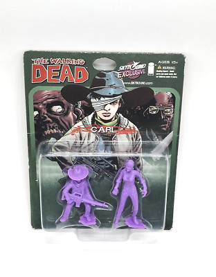 The Walking Dead Carl PVC Figure 2-Pack Translucent Purple Skybound ...