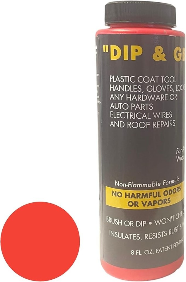 Dip and Grip Rubberized Plastic Coating (Red) 8 fl. oz | eBay
