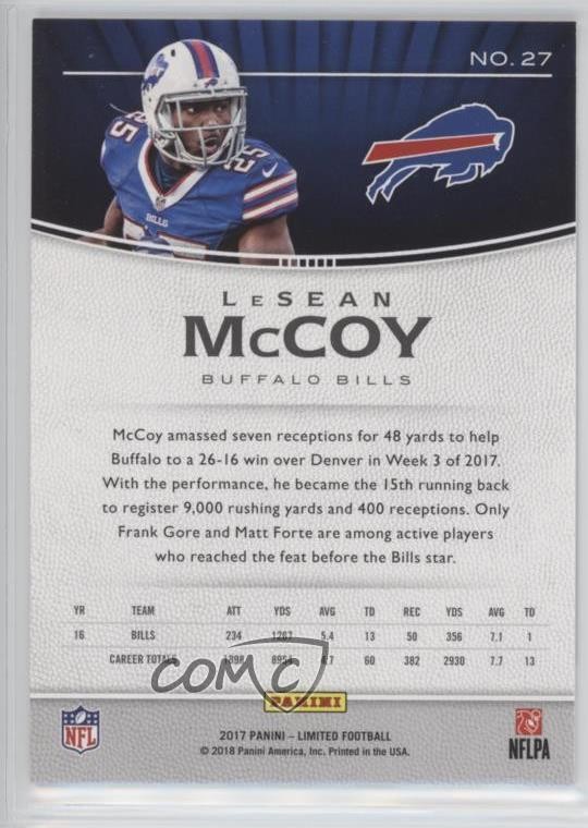 2017 Panini Limited LeSean McCoy #27 | eBay