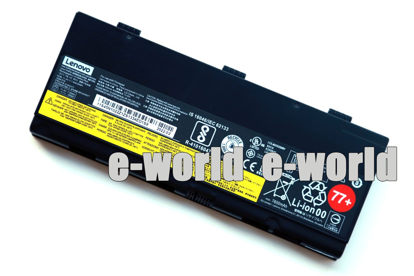 77+ Genuine Battery 00NY492 00NY493 for ThinkPad P50 P51 P52 00NY490 ...