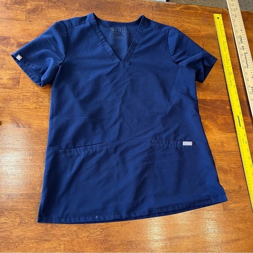 Navy Figs v-neck scrub top size small color po# 1366 | eBay